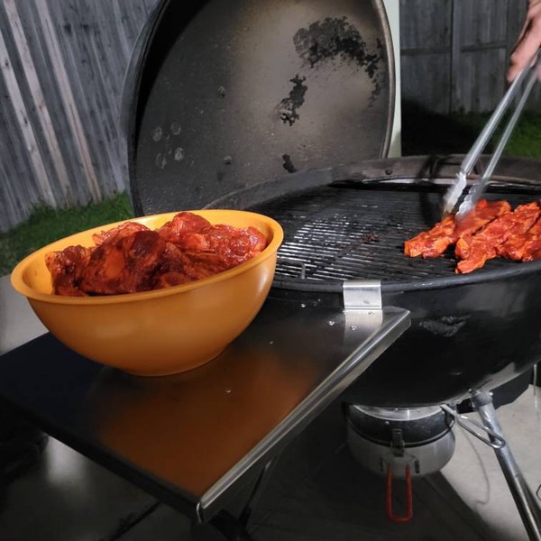 Side Table for Weber Charcoal Kettle Grill 22" and 26" - Etsy