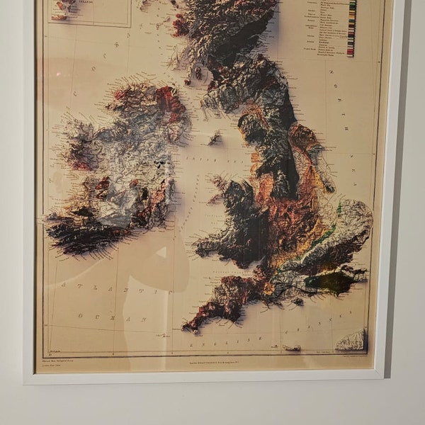 Geological Map of Malawi 1966 Vintage Reprint Historical Map With ...