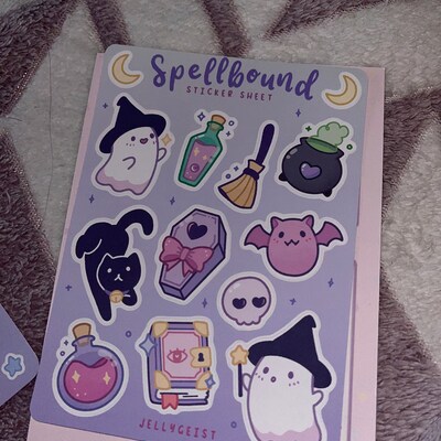 Spellbound Sticker Sheet Cute for Planners Bullet Journal Notebook or ...