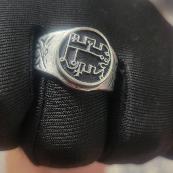 Prince Stolas Goetia Ring Goetic Seal Demonology Jewelry - Etsy