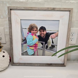 Cornerblock Frame in Rust Farmhouse Picture Frame Wood Picture Frame - Etsy