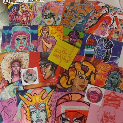 Trixie Mattel 'red for Filth' Drag Race All Stars 3 Art Print Postcard ...