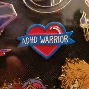 ADHD Warrior Pin - Etsy