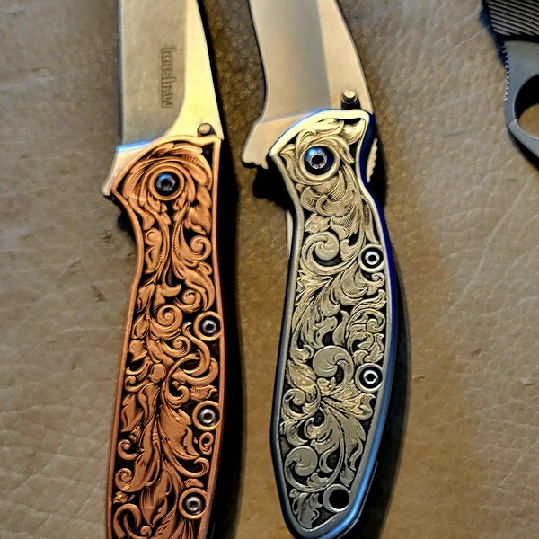 Benchmade Bugout Custom Engraved Knife Scales - Etsy