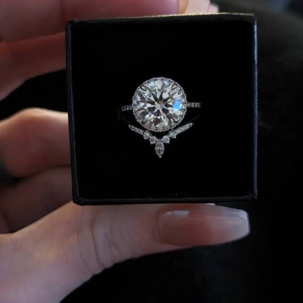 Cremation Ashes Moissanite Silver Ring, Gemstone Memorial Jewelry ...