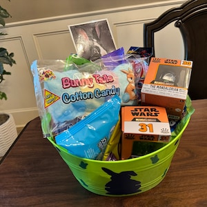 Personalized Gift Basket for Cheer Leader Bucket Senior Night Cheer Pom ...