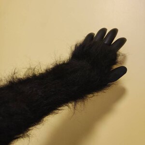 FUZZY Mohair Hand Knitted IVORY Gaiters LEGWARMERS Legging Spats Unisex ...