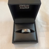 New Infinity His and Hers Tension Set Titanium Wedding Rings: - Etsy