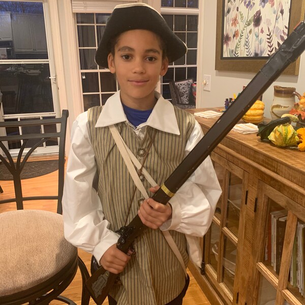 Boy's Williamsburg Colonial 18th Century 3 Pc Costume Size 3 to 14 ...