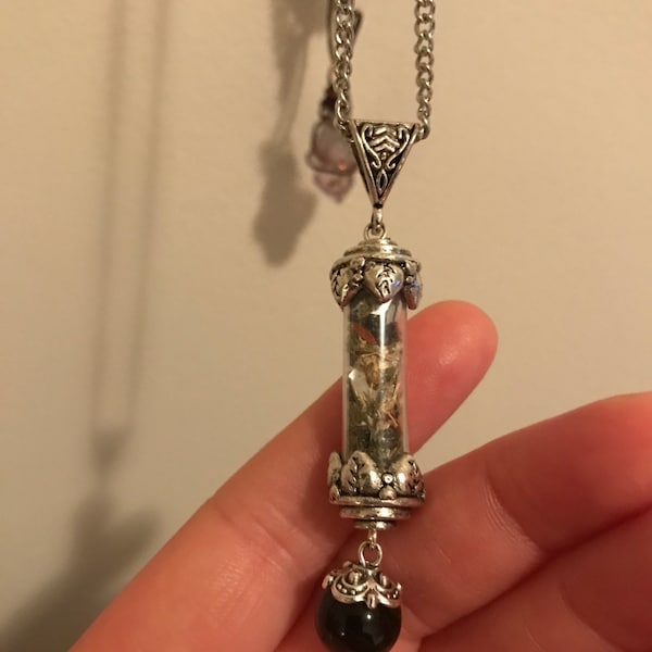 Protection Necklace, Witchcraft Amulet, Wicca Jewelry, Witchy Necklace ...