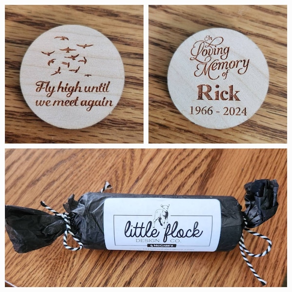 Personalized Sympathy Tokens - Memorial Pocket Keepsakes - Etsy