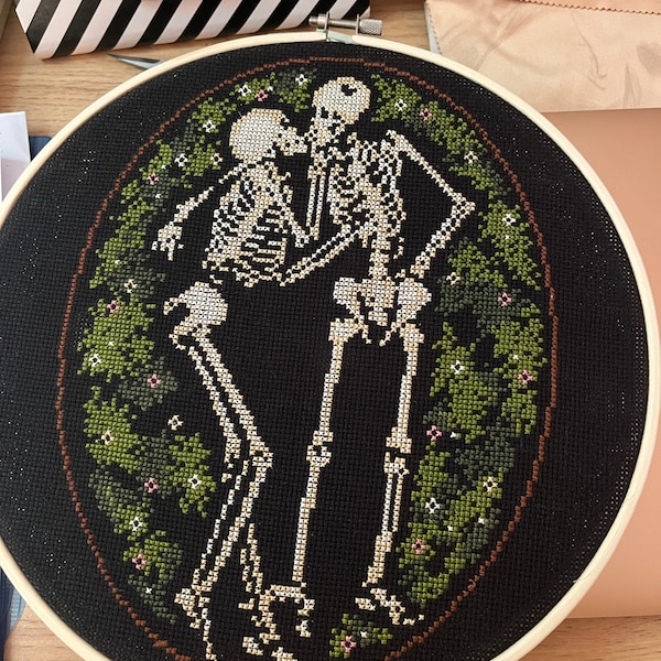The Hasanlu Lovers - Archaeology Cross Stitch - Ancient Skeleton Lovers ... The Hasanlu Lovers - Archaeology Cross Stitch - Ancient Skeleton Lovers ...