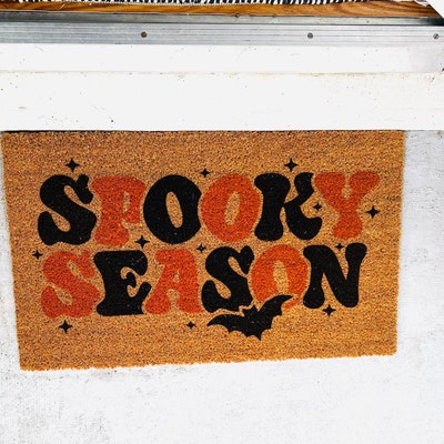 1756 Spooky Season Halloween Door Mat Funny Doormat Welcome Mat Funny ...