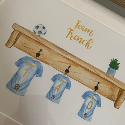 Fathers Day Football Gift Fathers Day Print Football Print Daddy Number ...