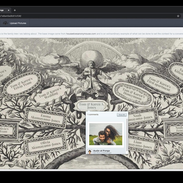 Set of 2 CUSTOM HARDCOVER Family Tree Books With Personalized Intro ...