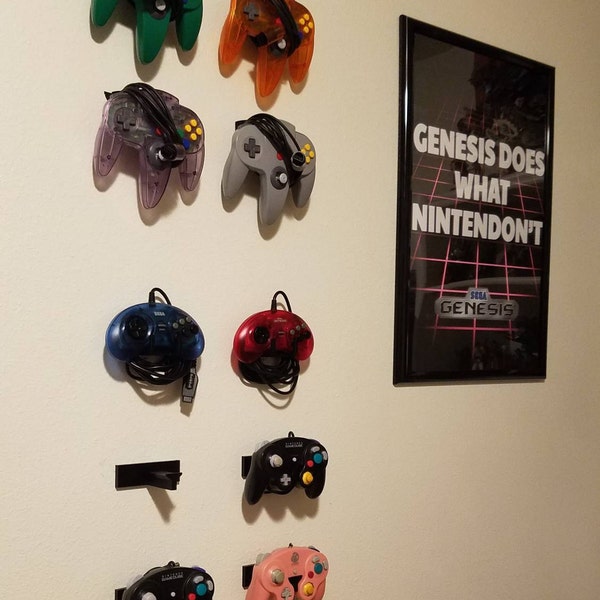 Gamecube Controller Wall Mount - Etsy