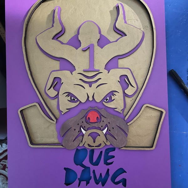 Omega Psi Phi Fraternity Incorporated Que Dog (easy Use LAYERED ...