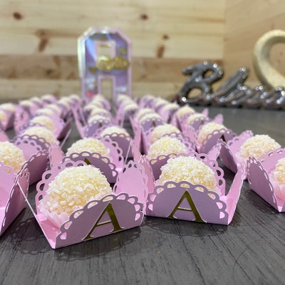 Truffle Holder Template Svg Truffle Wrappers Template, Truffle Cups ...