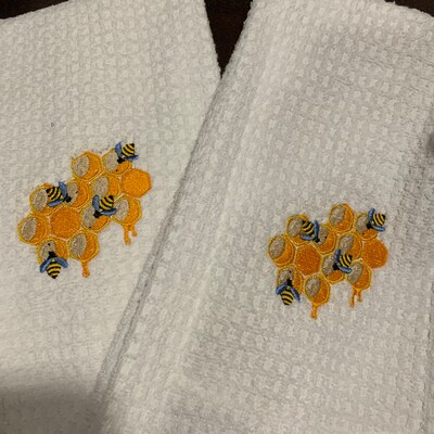 Honeycomb Bees Machine Embroidery Design, Honeycomb Embroidery Pattern ...
