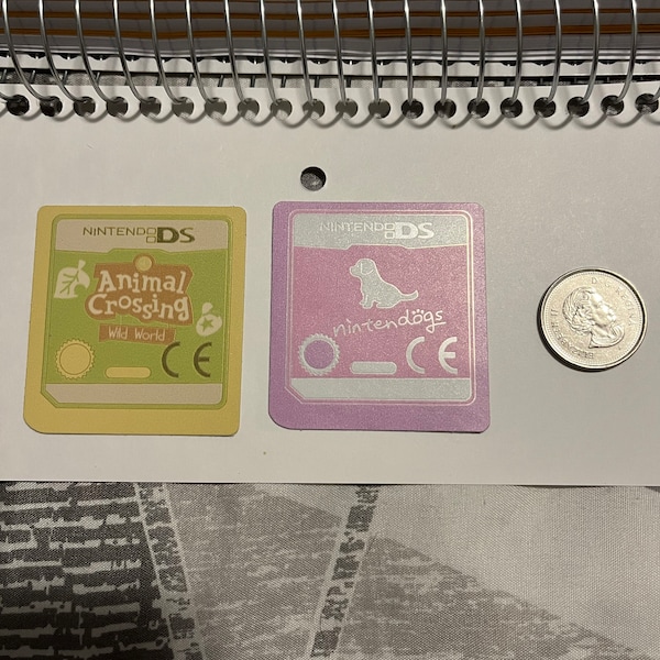 Nintendo DS Cartridge Animal Crossing Nintendogs Cute Nostalgia ...