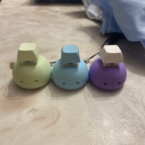 Cute Fidget Mechanical Keyboard Lover, 3D Printed, Keychain - Etsy