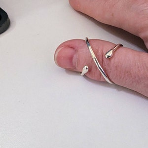 Swan Neck Deformity Silver Ring Splint 925 PIP Holes Design - Etsy