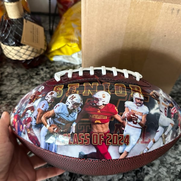 Custom Made Football Football Team Gift, Customized Senior Football ...