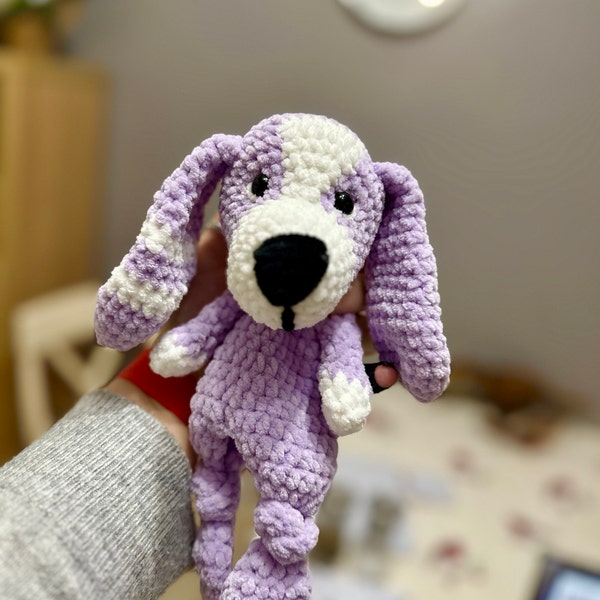 Hunley Hound Teacup Pup Knotted Lovey Crochet Dog PATTERN - Etsy