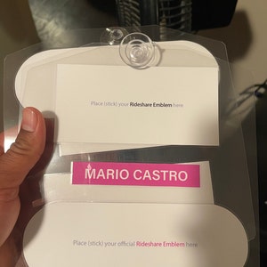 Lyft Informative Placard 2 Placards 8.5x11 Rating and Tips Increasing ...