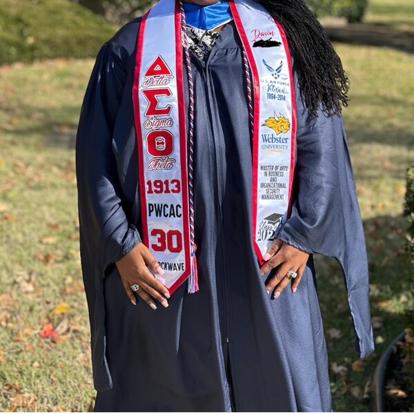 Green Alpha Kappa Alpha Stole - Etsy