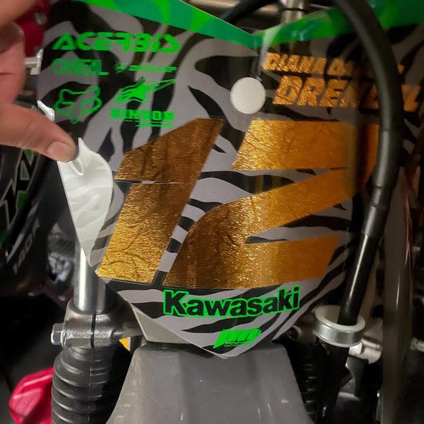 Sur-ron E-bike Front Number Plate Graphics: Custom Decals | Fast ...