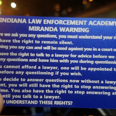 Indiana Miranda, Pirtle, Implied Consent, and Fatal or Serious Injury ...