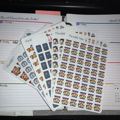 Mini Sticker Sheet Meeting Staff Meeting Planner Stickers - Etsy