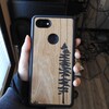 Cherry Sitka -real Wood iPhone Case- iPhone 17 Pro, 16,15 Samsung ...