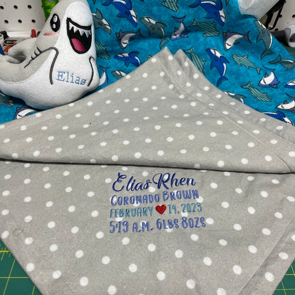 Shark Stuffie ITH Embroidery Machine Pattern - Etsy UK