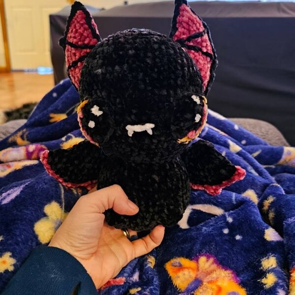 Bat Crochet Pattern Toy Decor Halloween Beauty Eyes for Amigurumi - Etsy