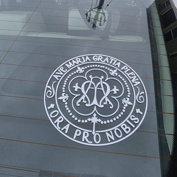 Christogram - IHS - Jesus Christ Vinyl Car Decal/sticker - Etsy