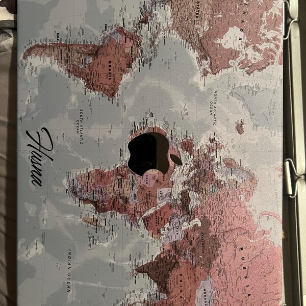 MacBook Pro Case World Map MacBook Air 15 Case Map MacBook 2025 M4 Case ...