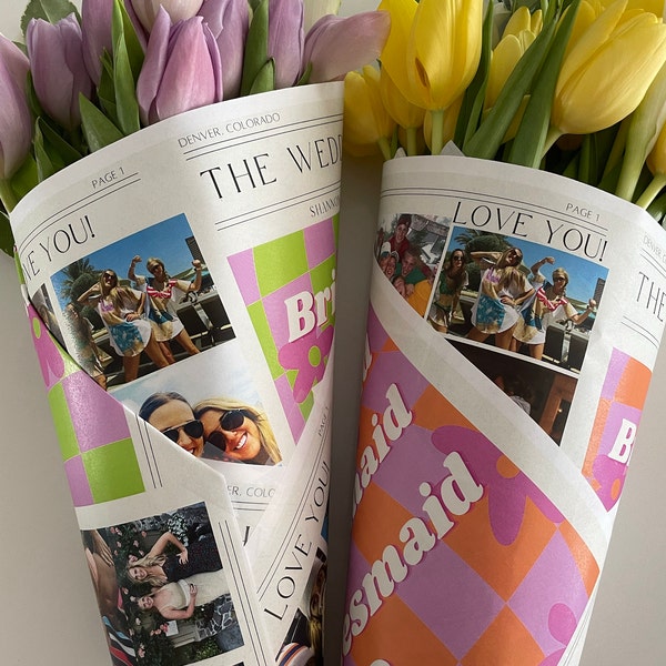 Happy Birthday Card Newspaper Design, Printable Canva Template, DIY ...