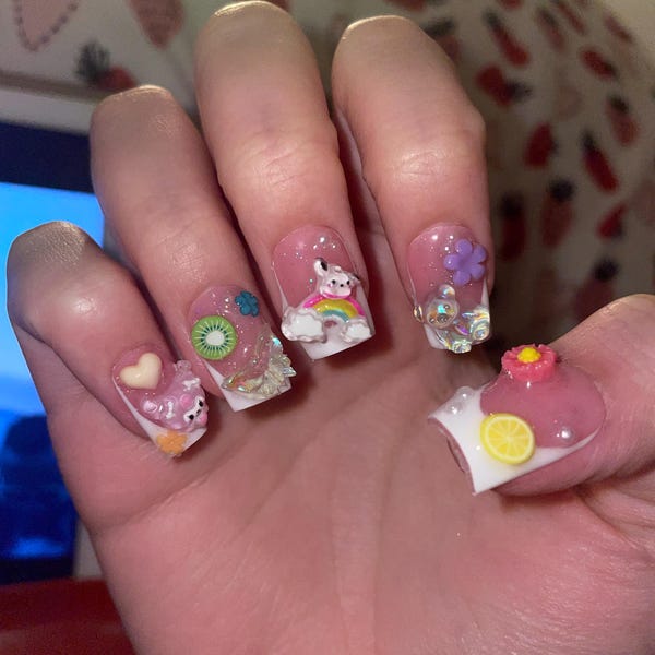 Alternative Trendy Nails| Press on Nails| Trendy Nail Designs ...