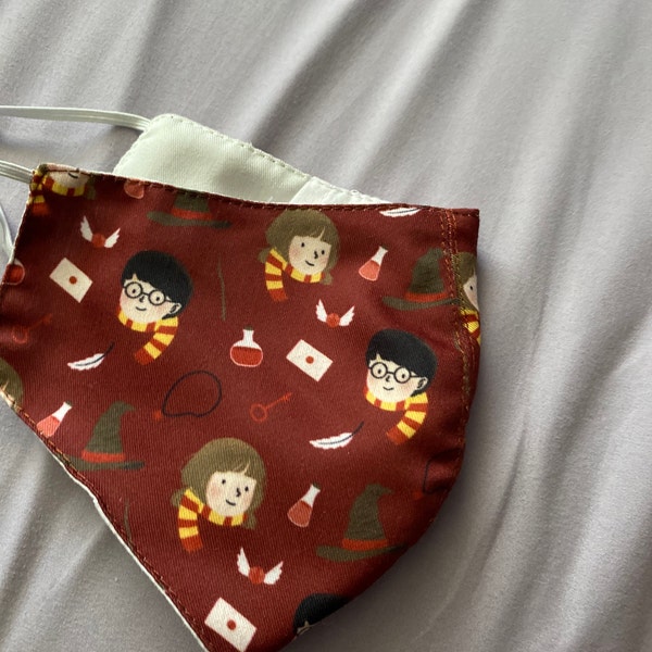 Harry Potter Face Mask, Harry Potter Mask, Harry Potter Gift ...