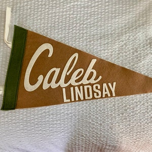 Custom Pennant Flag Personalized Mini Pennant Name Sign Baby Shower ...