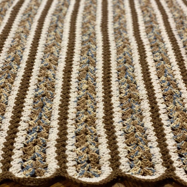 Red, White, & Blue Granny Square Blanket - Etsy