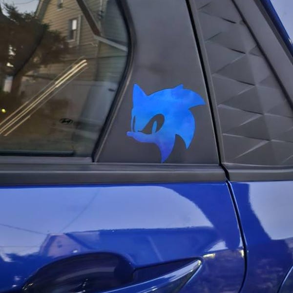 Video-game Sonic Vinyl Sticker/decal - Etsy