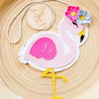 Pink Flamingo SVG, Flamingo Clipart for Tropical Summer Beach Craft ...