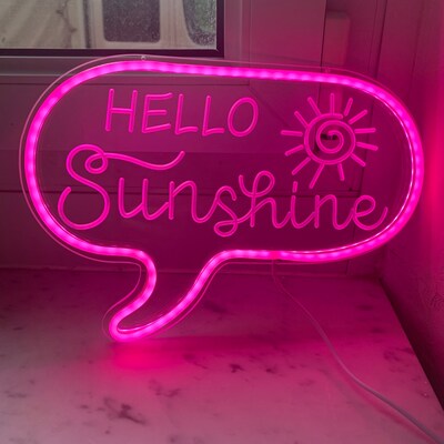 Neon Signs Mini Neon Sign Bedroom Custom Name Quate Kids Heart - Etsy