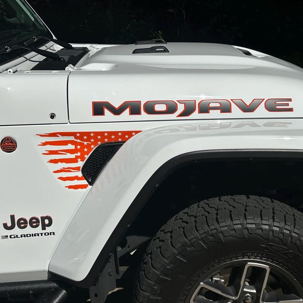 Mountains & Trees Fender Vent Vinyl Decal Sticker Fits Jeep Wrangler Jl ...
