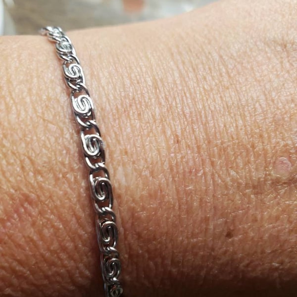 Lumachina Chain, Stainless Steel Snail Chain, 8x4x2mm, Hypoallergenic ...