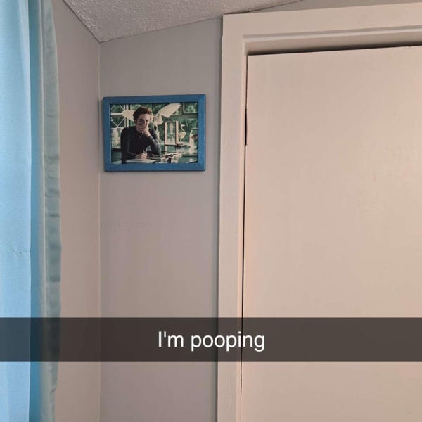 Funny Bathroom Poster, Edward Smell Stinky Face Poster - Etsy