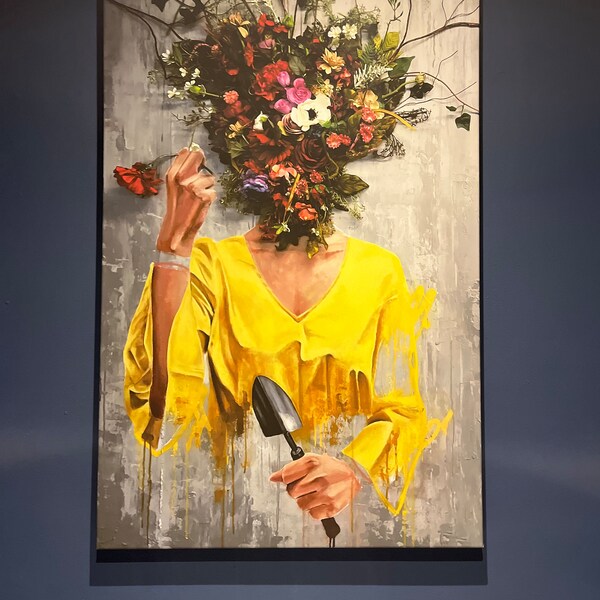 Banksy Super Mario Cop Policeman Mushroom Art Canvas, Banksy Street Art ...